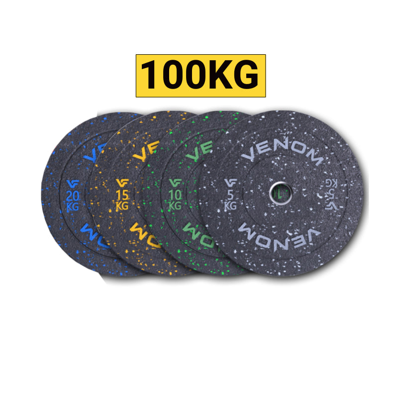 100kg Olympic Bumper Plate Package