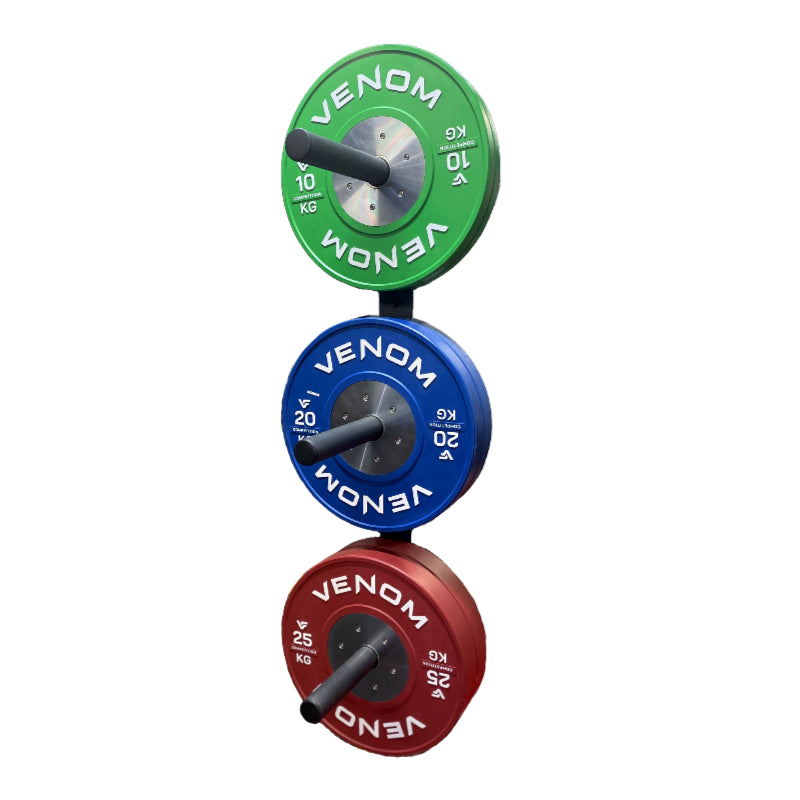 Venom Wall Mounted Olympic Weight Plate Storage Rack