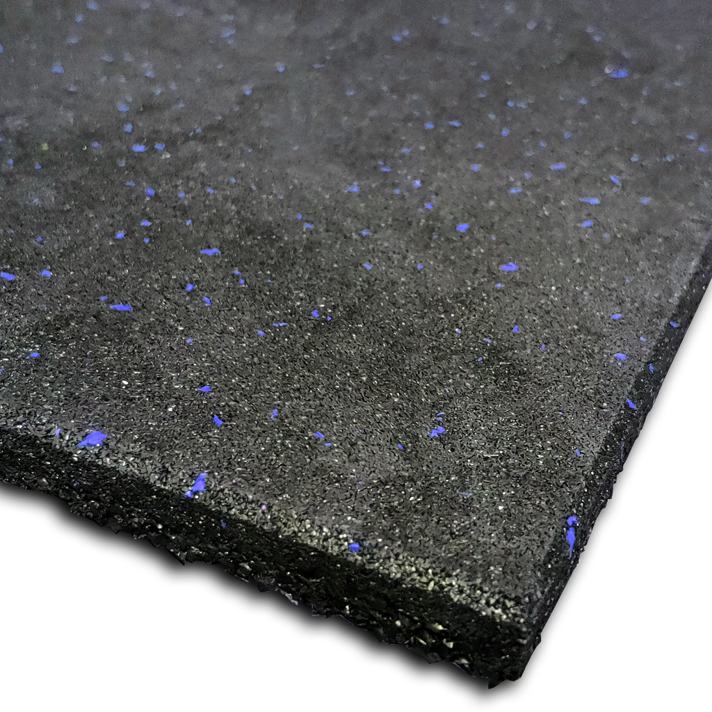 15mm Rubber Floor Tile / Gym Mat (1m x 1m) (Blue Fleck) – Nordic ...